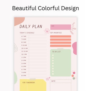 2023 Printable Daily Planner Printable Digital Planner Productivity ...