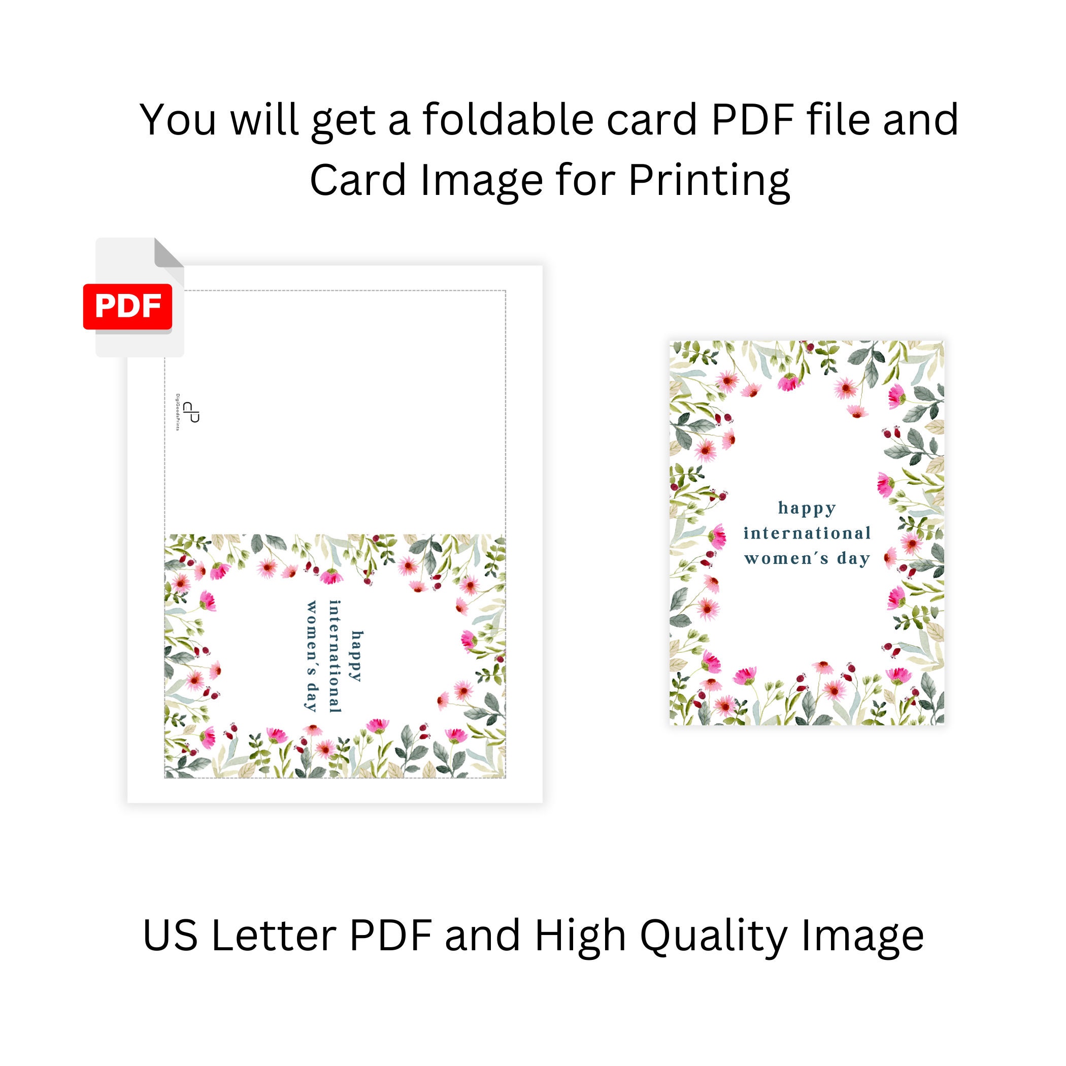 International Women's Day Card Divine Feminine Women Empowerment Card ...