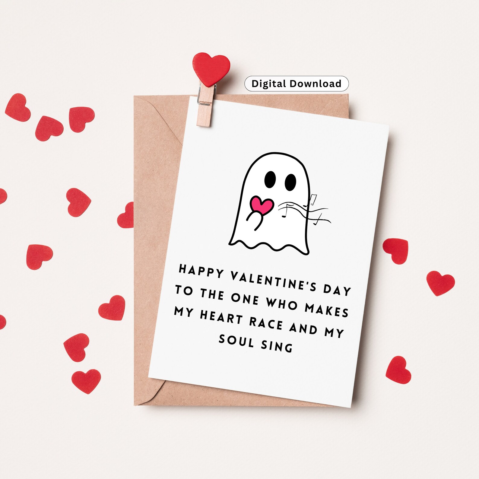 You Are My Heart and Soul - Beautiful Valentines Day Card Printable ...