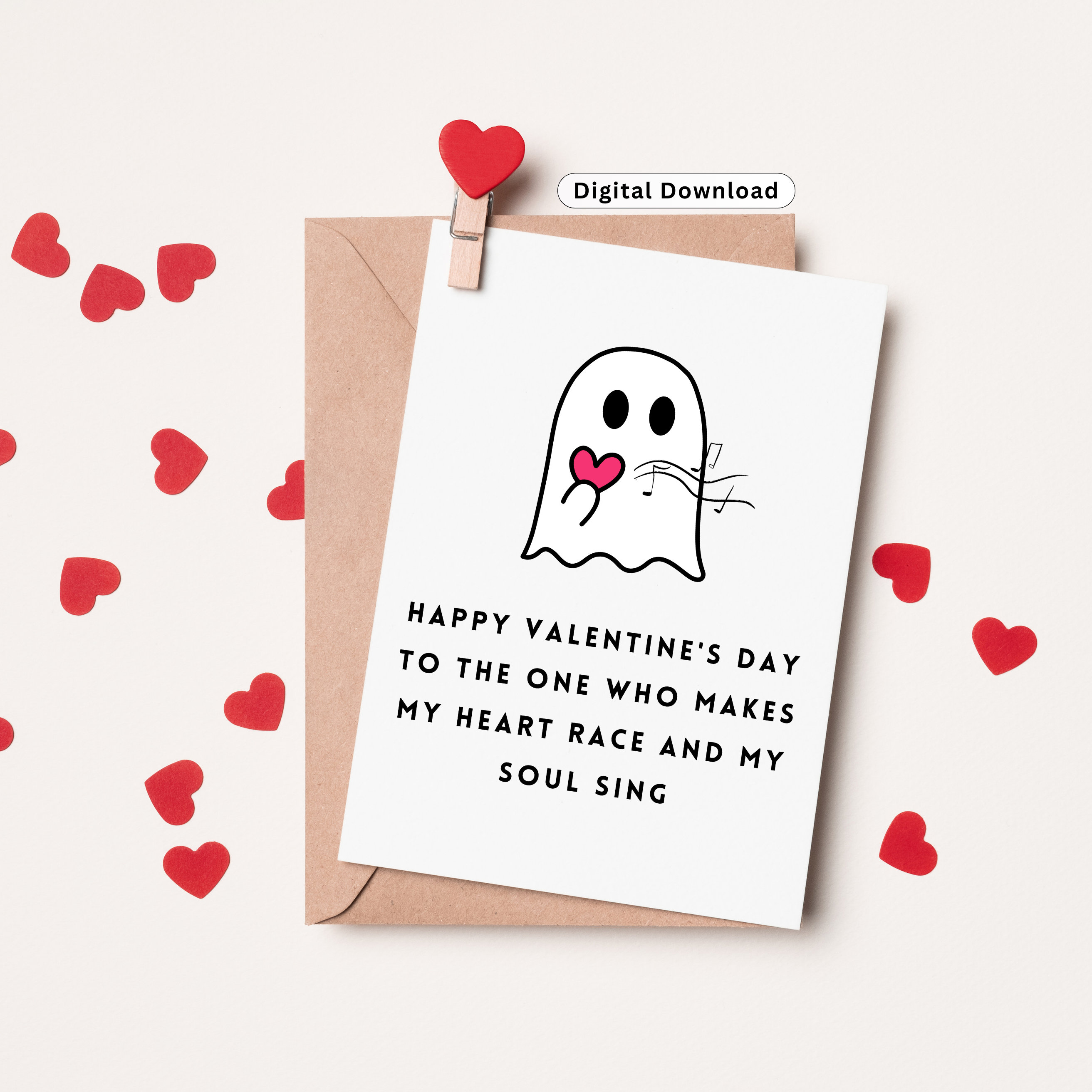 You Are My Heart and Soul - Beautiful Valentines Day Card Printable ...