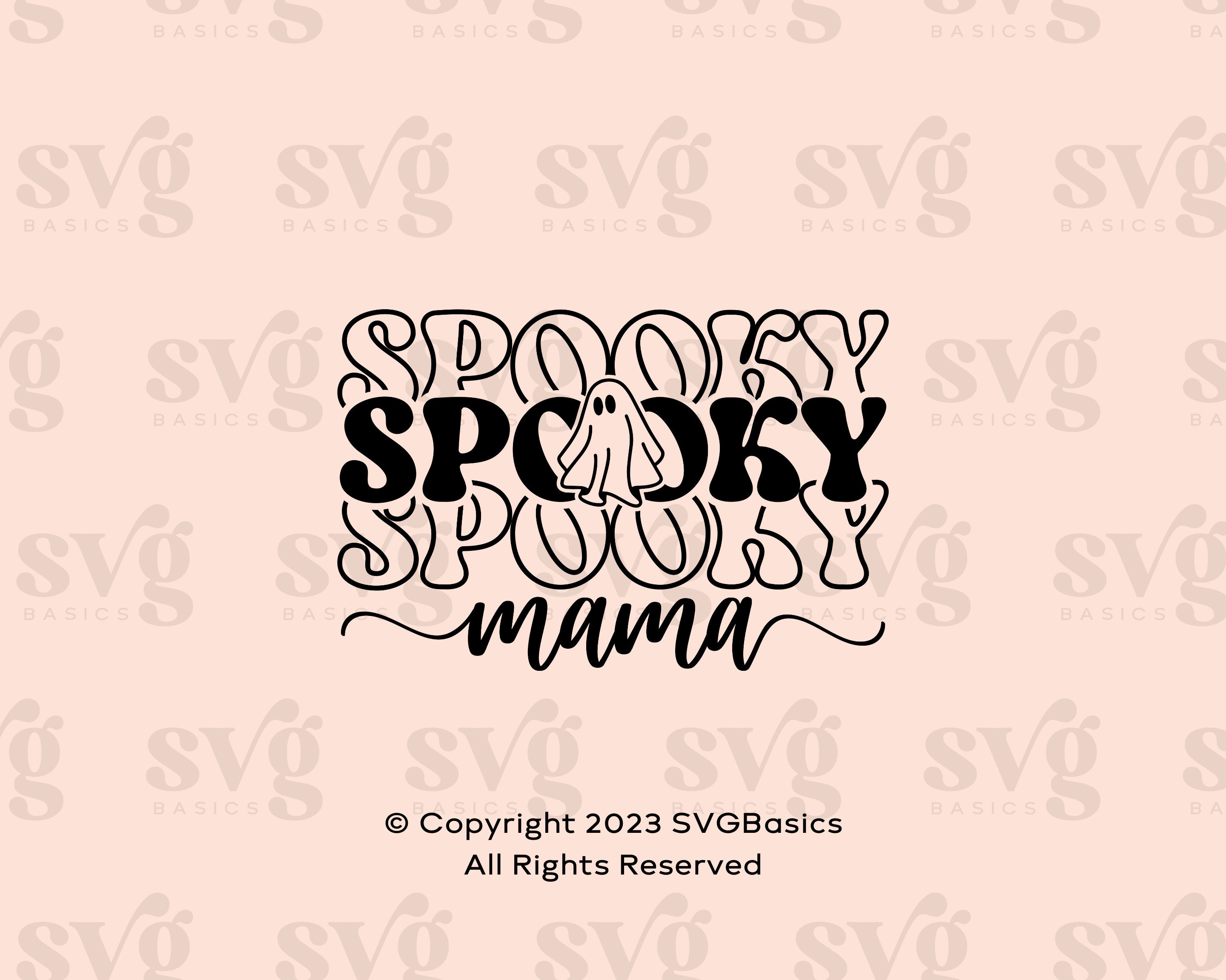 Spooky Mama SVG PNG Spooky Mom Svg Halloween Shirt Gift for - Etsy