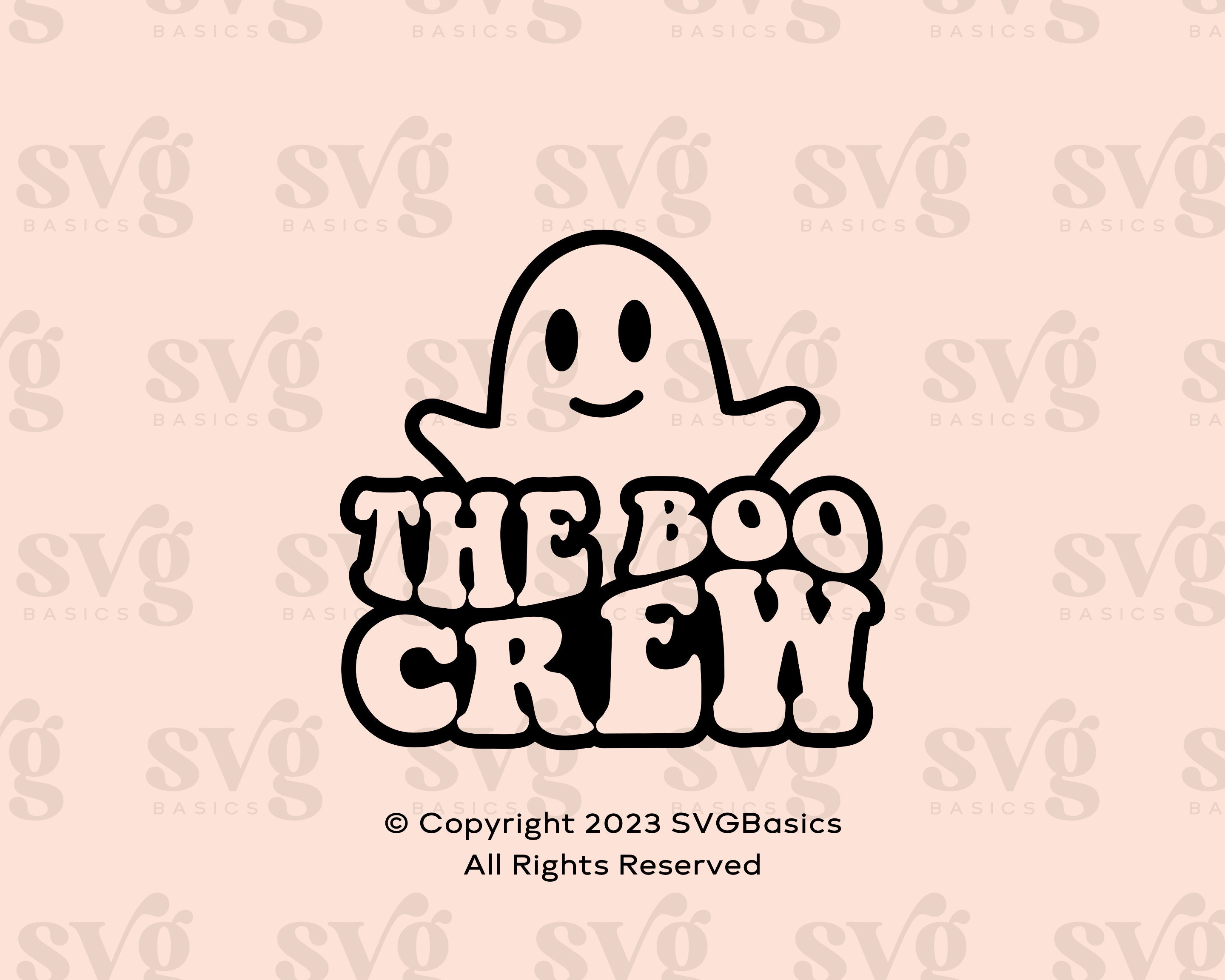 The Boo Crew SVG PNG, Matching Family Halloween Shirt Svg, Kids Spooky ...