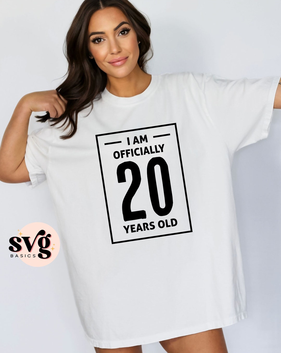 20th Birthday Svg Digital File for Download 20th Birthday Svg - Etsy