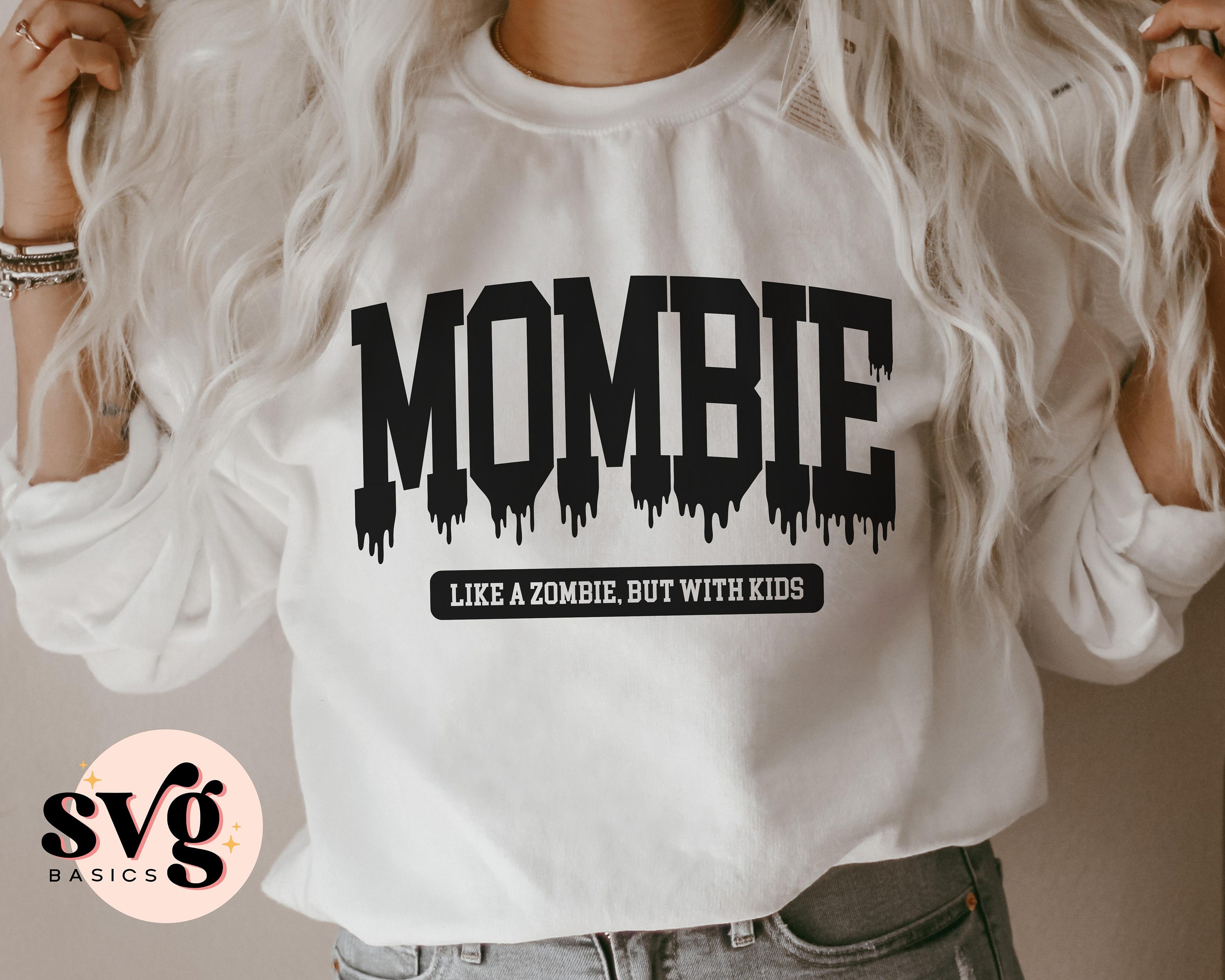 Mombie SVG PNG, Funny Mom Halloween Svg, Monster Svg, Spooky Mama Svg ...