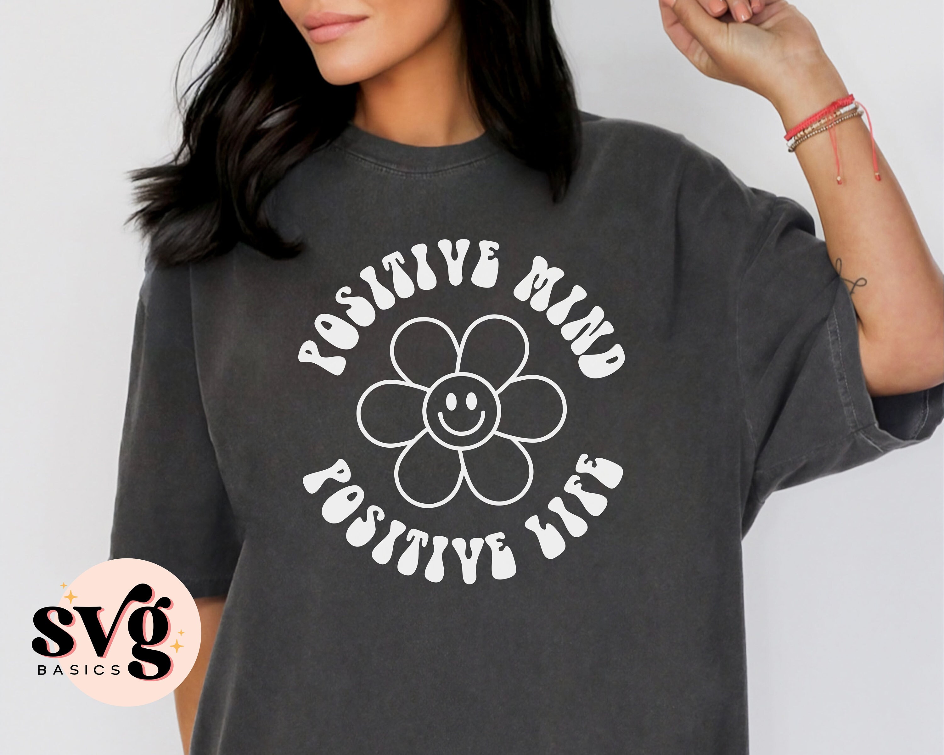 Positive Mind Positive Life SVG PNG, Mental Health Svg, Mental Health ...