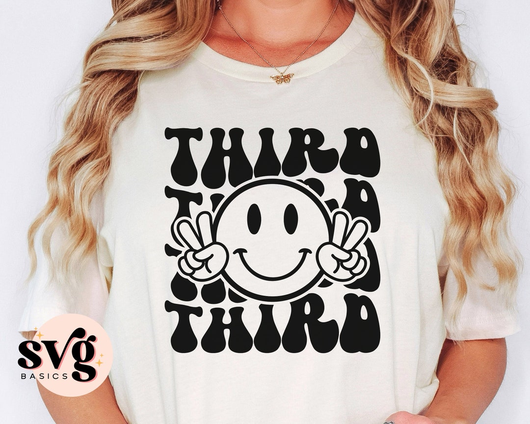 Third Grade SVG PNG Retro, 3rd Grade Svg, Back to School Svg Shirt ...