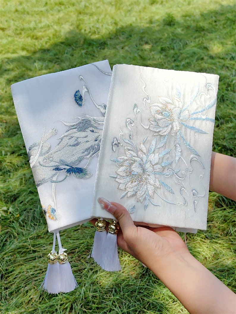 Adjustable Book Cover, Fabric Book Cover, Reusable Book Cover, Handmade ...