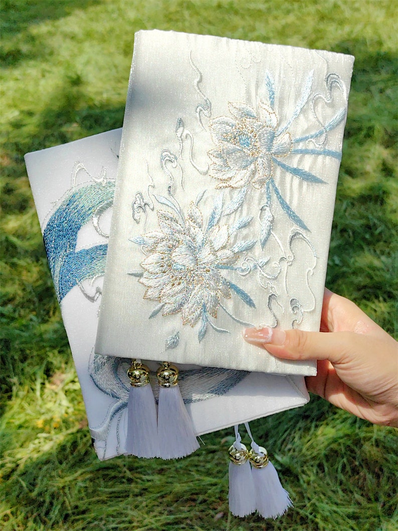 Adjustable Book Cover, Fabric Book Cover, Reusable Book Cover, Handmade ...