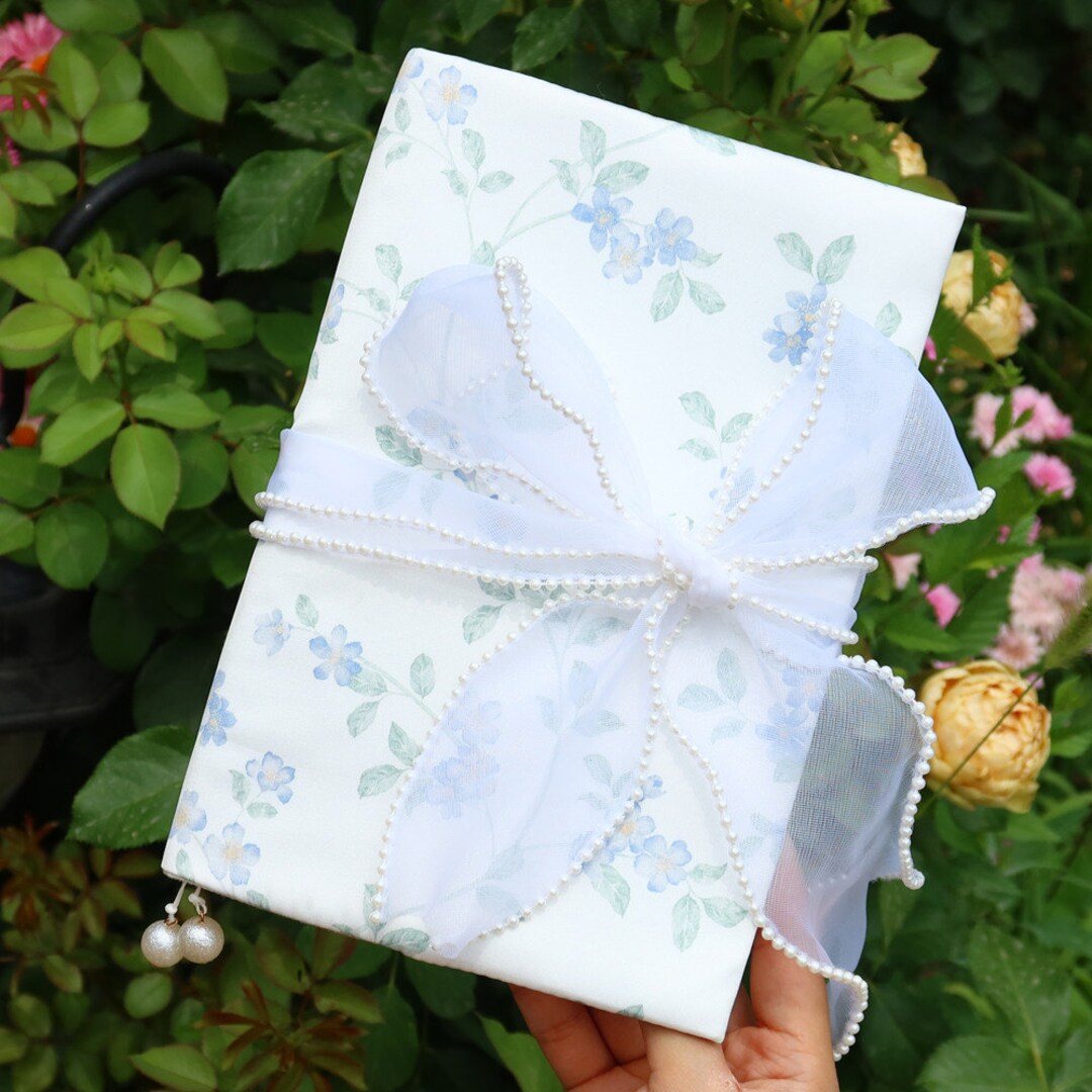 Adjustable Book Cover, Fabric Book Cover, Reusable Book Cover, Handmade ...