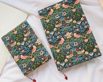 Adjustable Book Cover, Fabric Book Cover, Reusable Book Cover, Handmade ...