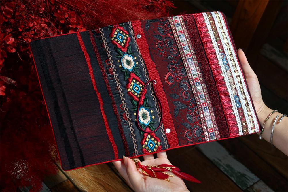 Book Cover, Book Pouch, Custom Size Book Jacket, Adjustable Book ...