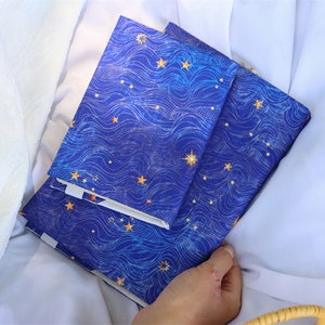 Adjustable Book Cover, Fabric Book Cover, Reusable Book Cover, Handmade ...