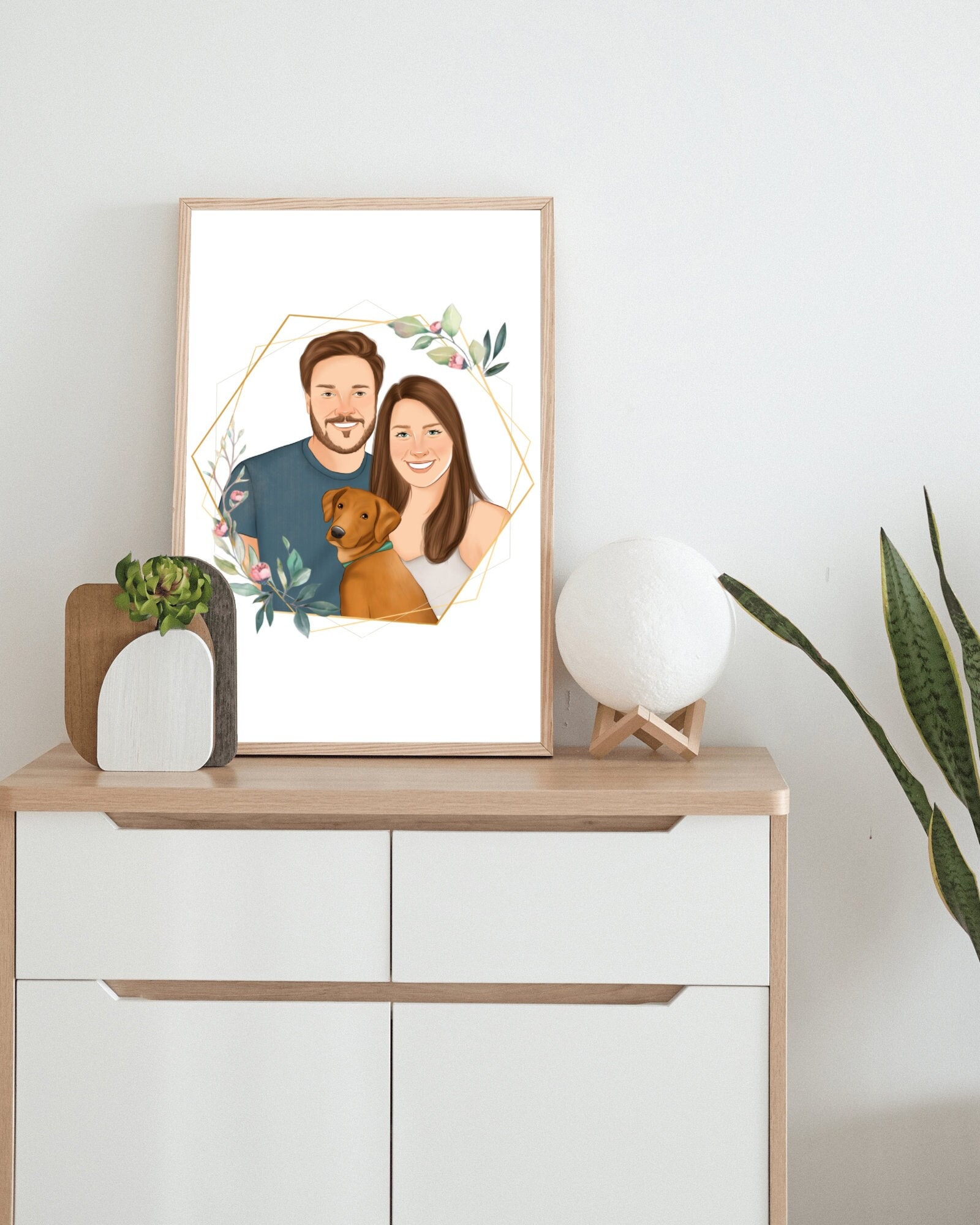Custom Family Portrait, Portrait Artwork, Couple Portrait, Cartoon ...