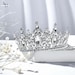 Silver Tiara, Bridal Silver Tiara Crown, Bridal Hair Silver Jewelry ...