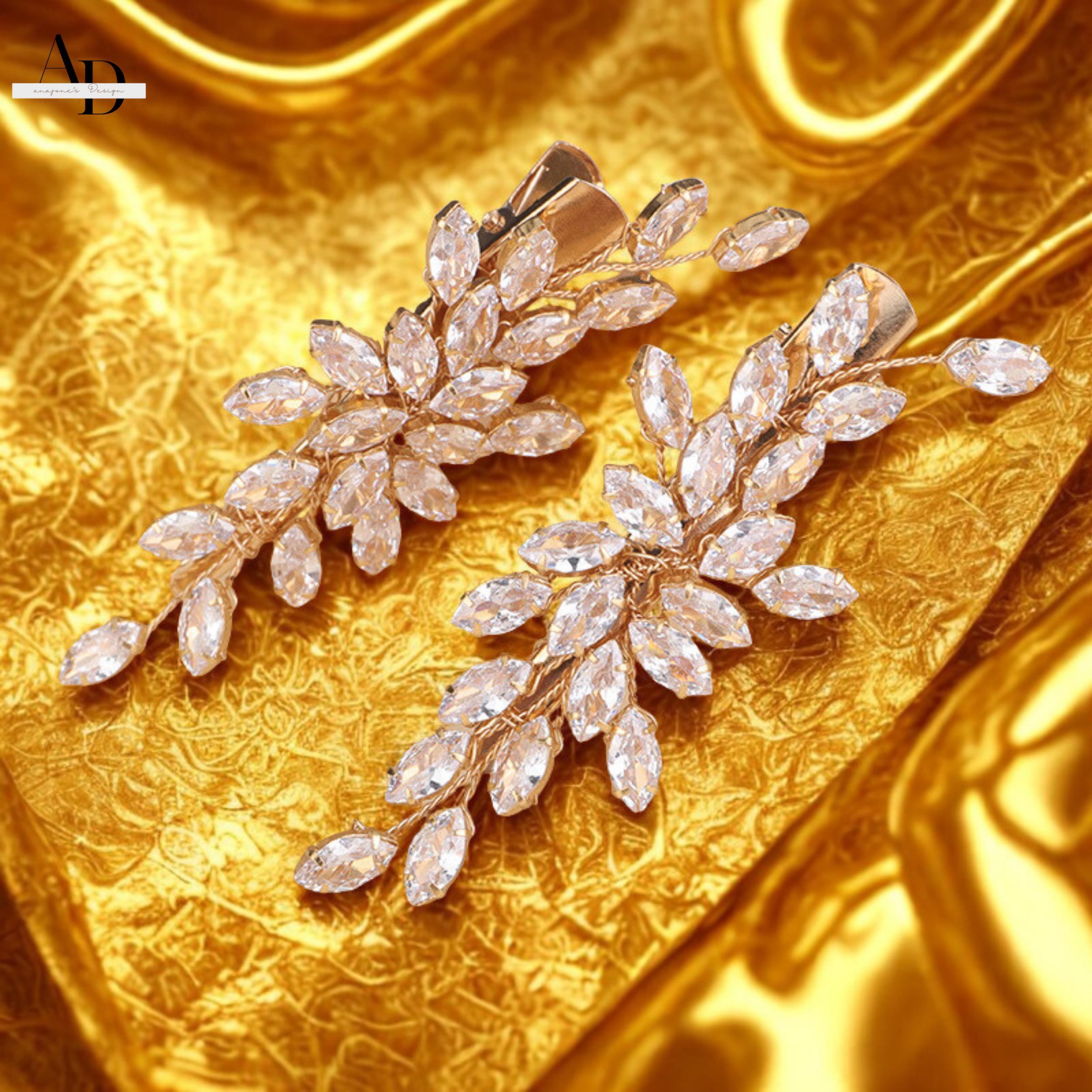 Silver Boho Bridal Back Headpiece Bridal Crystal Wedding Headband ...