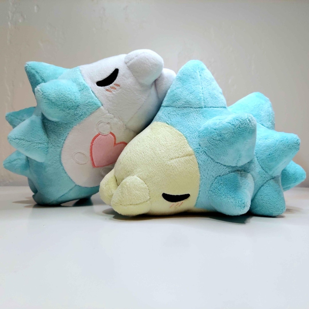 Shiny Snom Pokemon Plush Asleep Sleepy - Anime Inspired Handmade ...