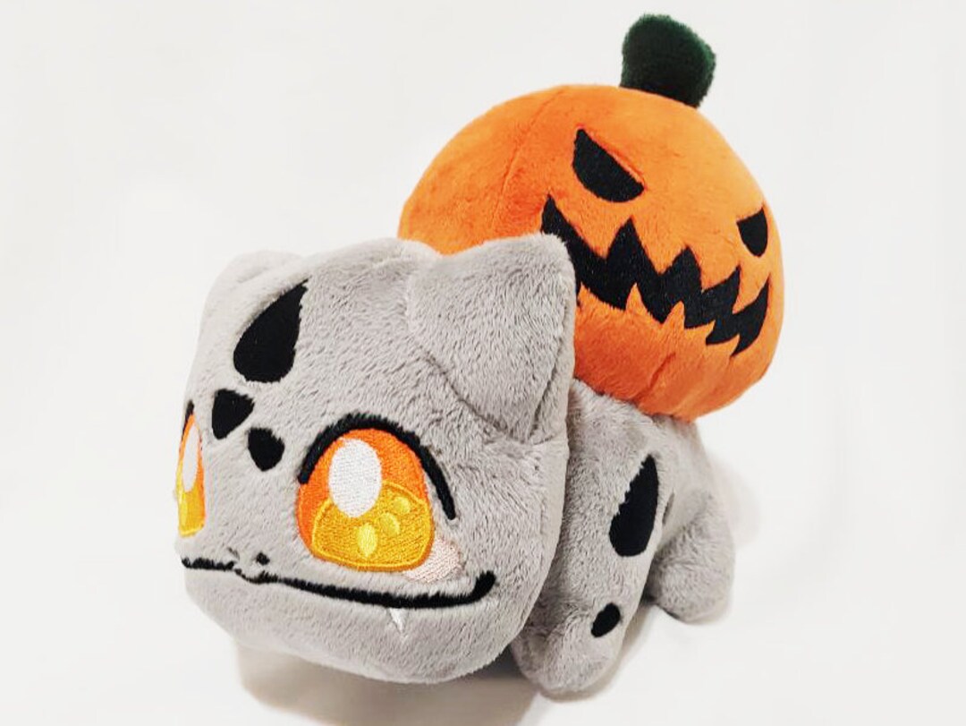 Halloween Bulbasaur Jack-o-lantern Plush - Kawaii Pokemon Anime ...