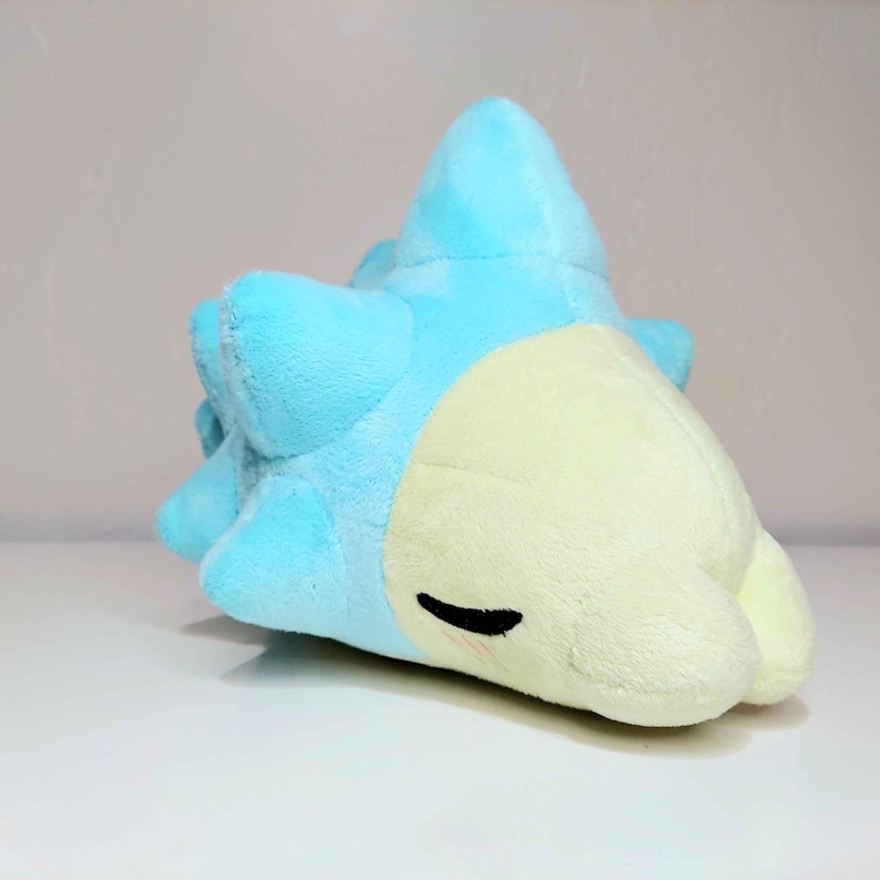 Shiny Snom Pokemon Plush Asleep Sleepy - Anime Inspired Handmade ...