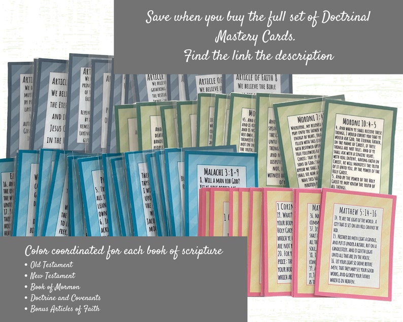2023 LDS Doctrinal Mastery Scripture Passages and Key Scripture Phrases ...