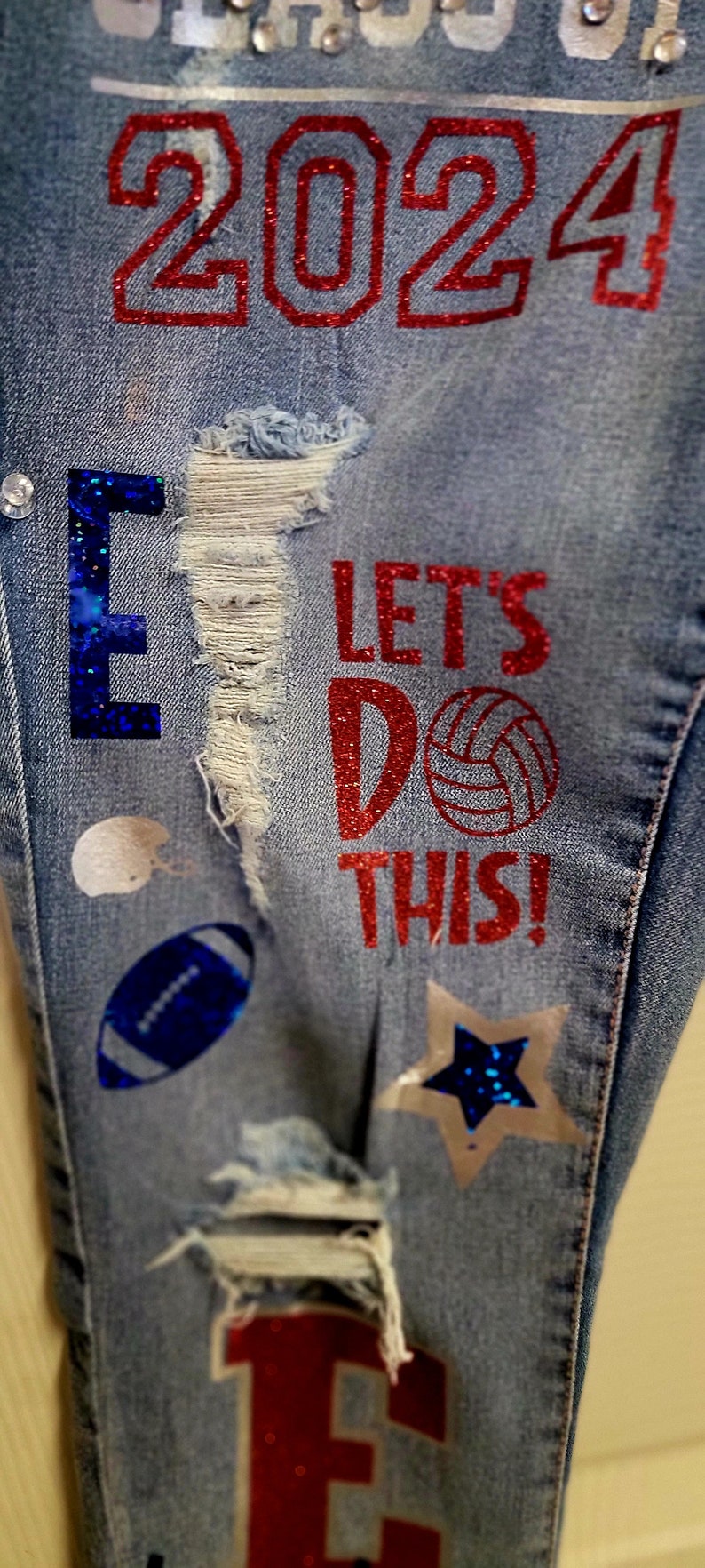 HOMECOMING SPIRIT JEANS - Etsy