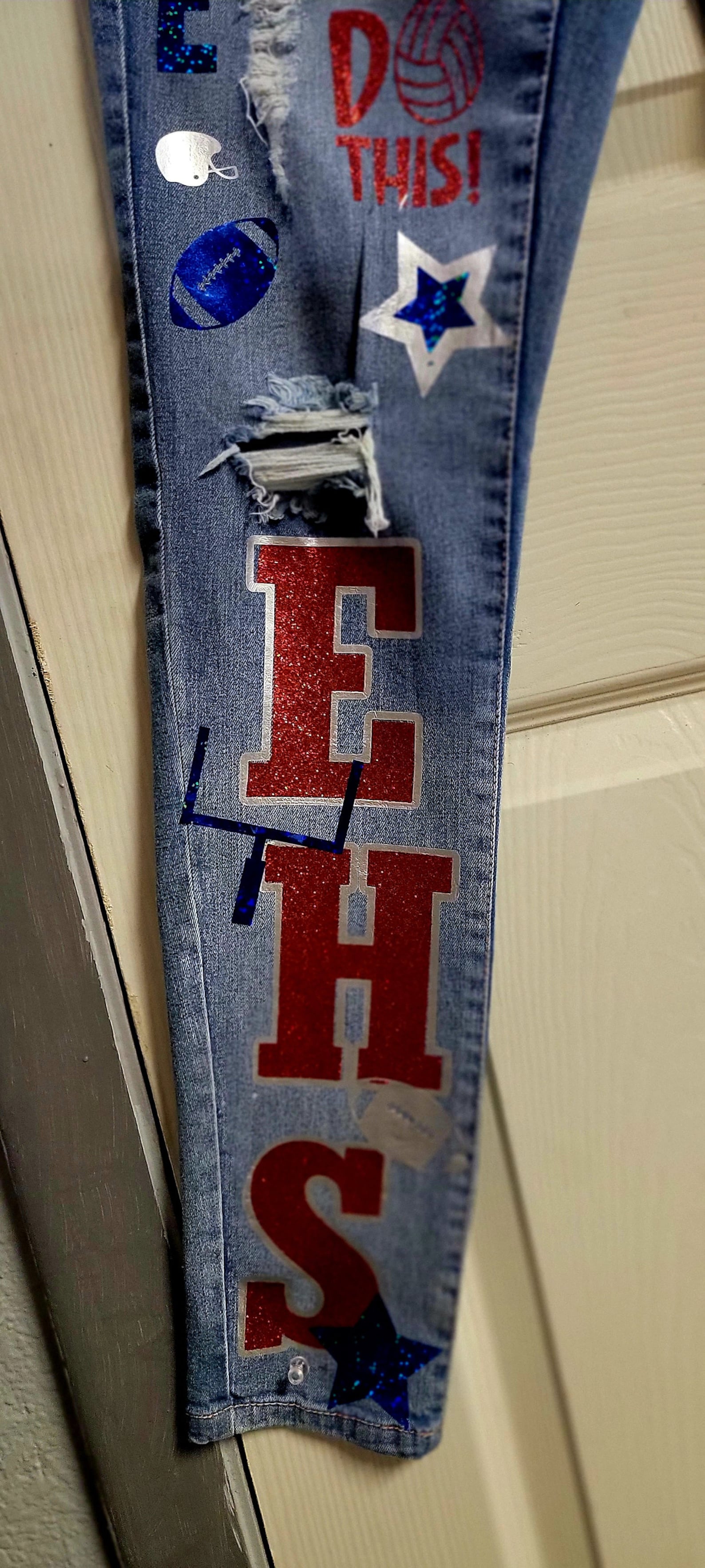 HOMECOMING SPIRIT JEANS - Etsy