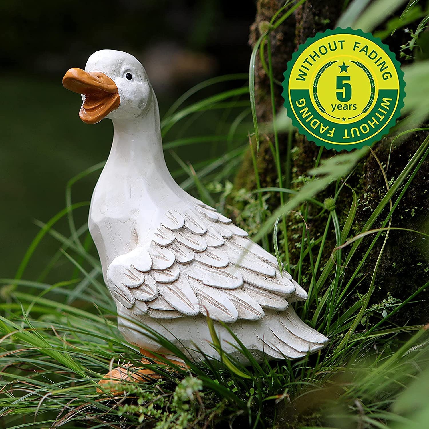 Set of 3 Resin Goose Sculpture Statue Front Porch Garden Decor - Etsy