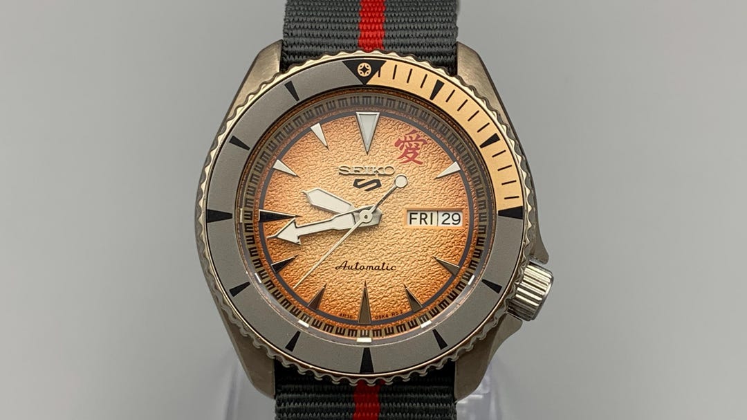 SEIKO 5 Sports Naruto & Boruto GAARA Model Limited Edition Men's Watch ...