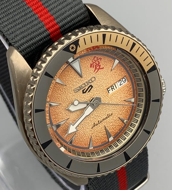 SEIKO 5 Sports Naruto & Boruto GAARA Model Limited Ed… - Gem