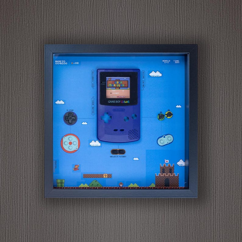 Gameboy-color - Super Mario - Etsy