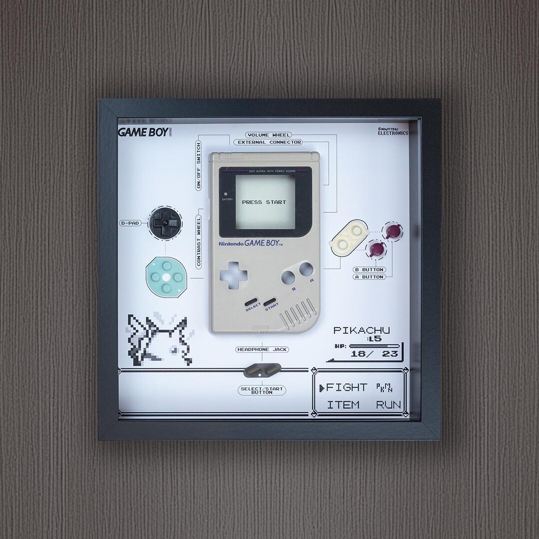 Gameboy Classic Pokemon Fight - Etsy