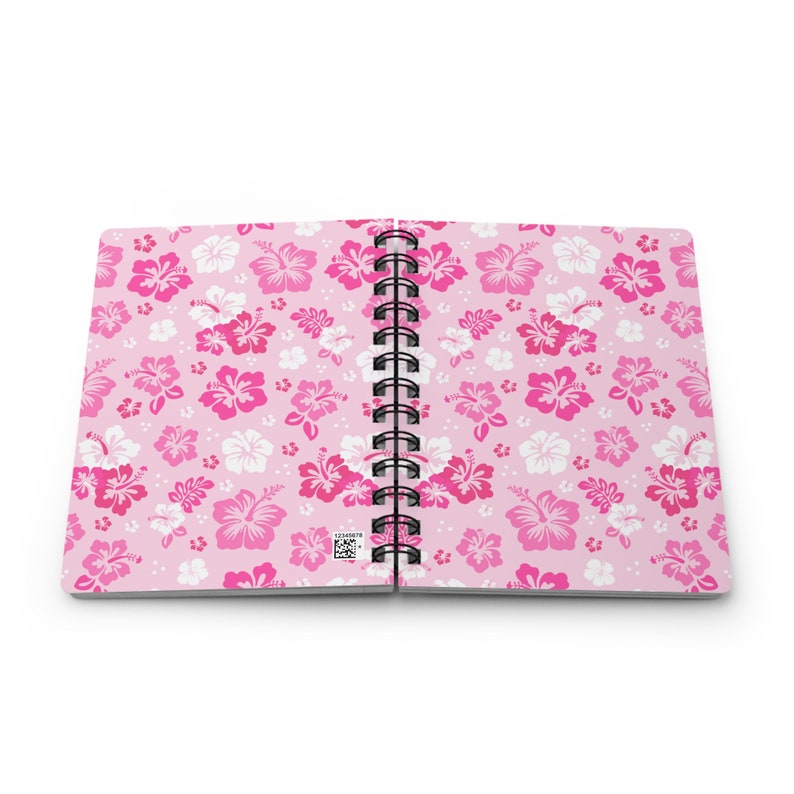Pink Hawaiian Flower Spiral Journal, Hibiscus Journal, Flower Journal ...