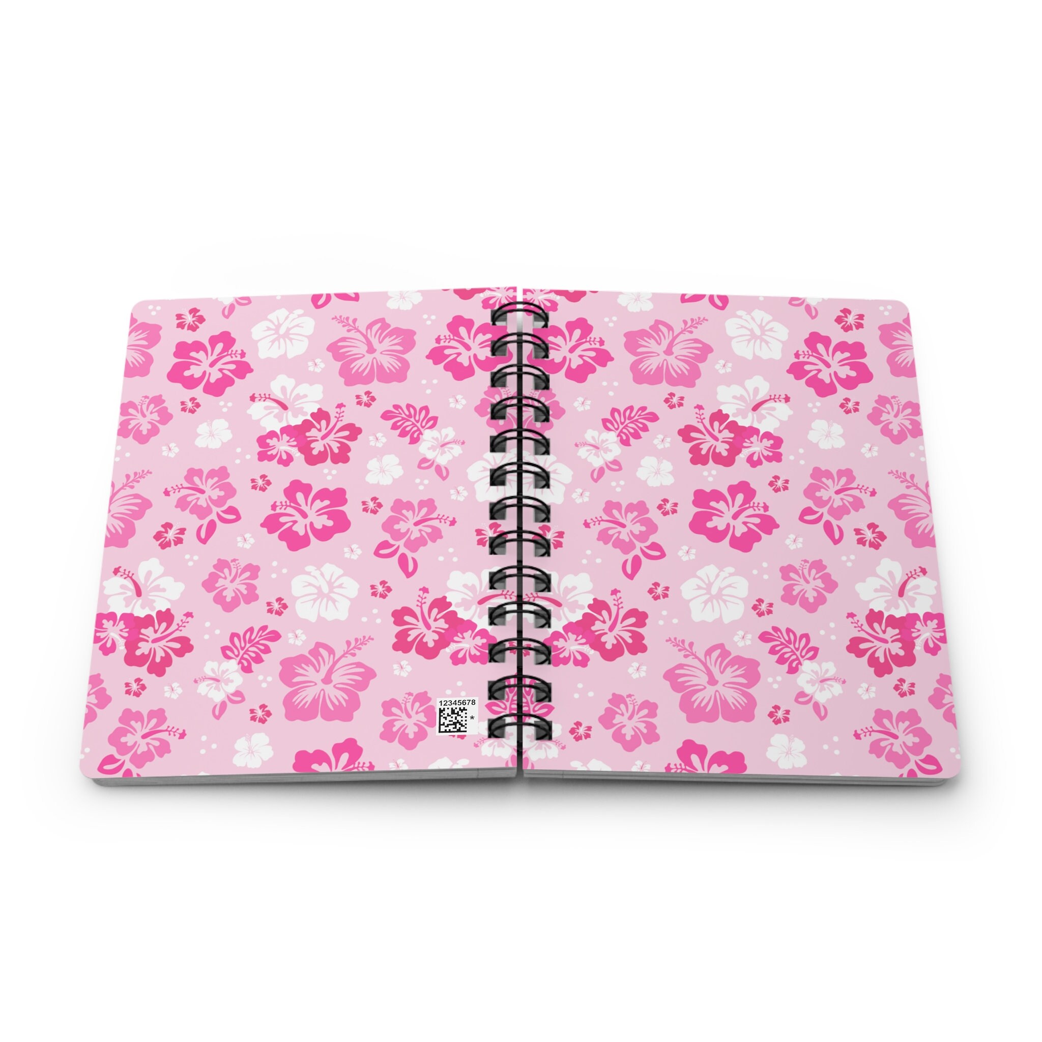 Pink Hawaiian Flower Spiral Journal, Hibiscus Journal, Flower Journal ...