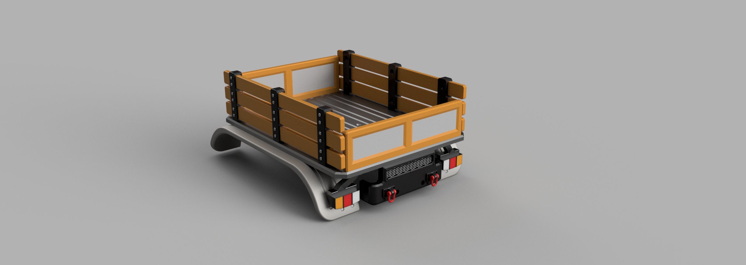 DIGITAL STL 3D Print File Crawler Bog 406 TRX6 Flatbed for Crew Cab 1/ ...