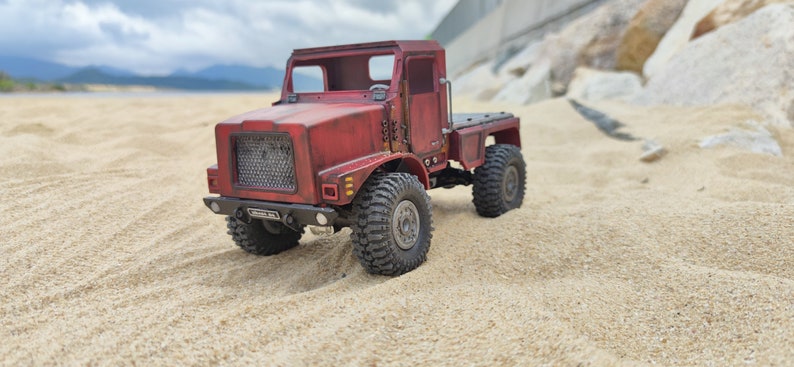 DIGITAL STL 3D Print File - Crawler Mk23 Front Cab - 1/18 TRX4M RC Body ...