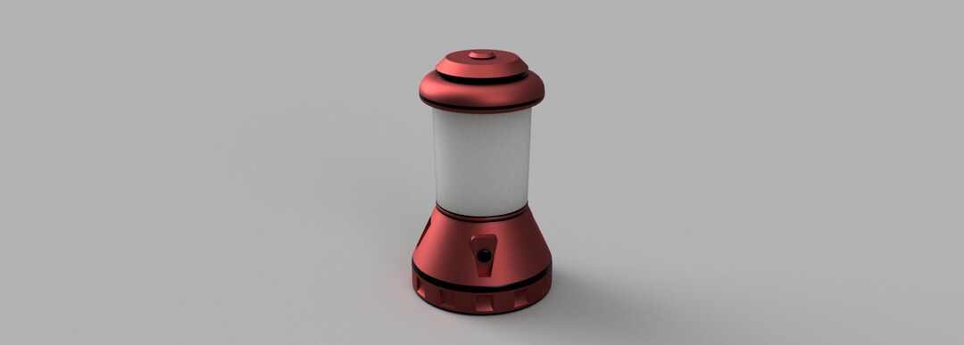 DIGITAL STL 3D Print File - Camp Lamp Cylindrical 1/10 Scale RC ...