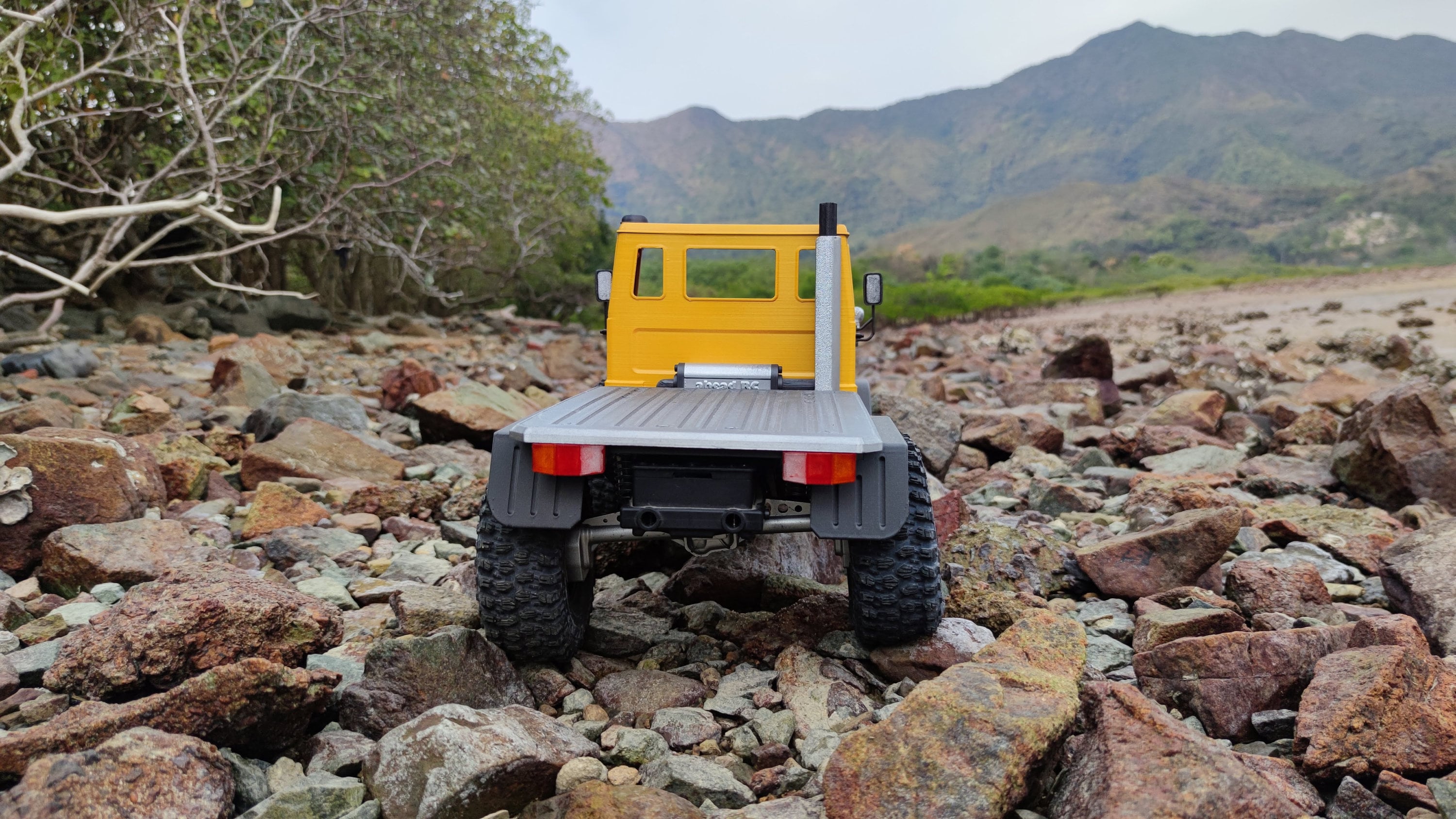 DIGITAL STL 3D Print File - Crawler Bog 406 4x4 Flatbed - 1/10 RC Body ...