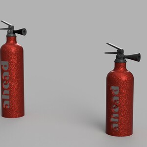 DIGITAL STL 3D Print File - Fire Extinguisher Full Size 1/10 Scale RC ...