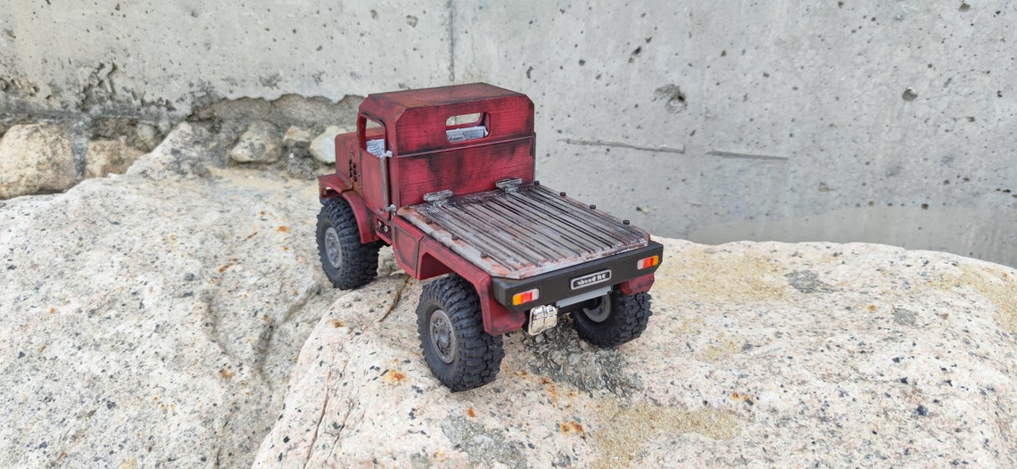 DIGITAL STL 3D Print File - Crawler Mk23 Flatbed - 1/18 TRX4M RC Body ...