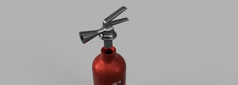 DIGITAL STL 3D Print File - Fire Extinguisher Full Size 1/10 Scale RC ...
