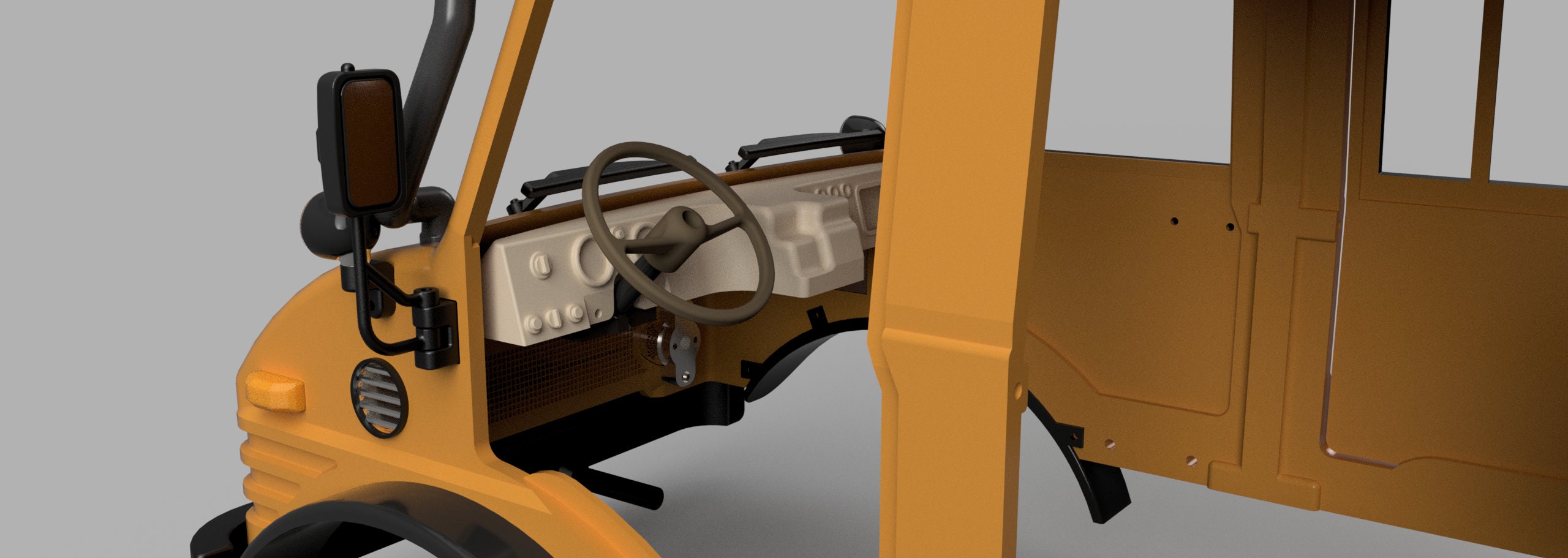 DIGITAL STL 3D Print File Crawler Bog 406 Crew Cab unimog 406 Replica 1 ...