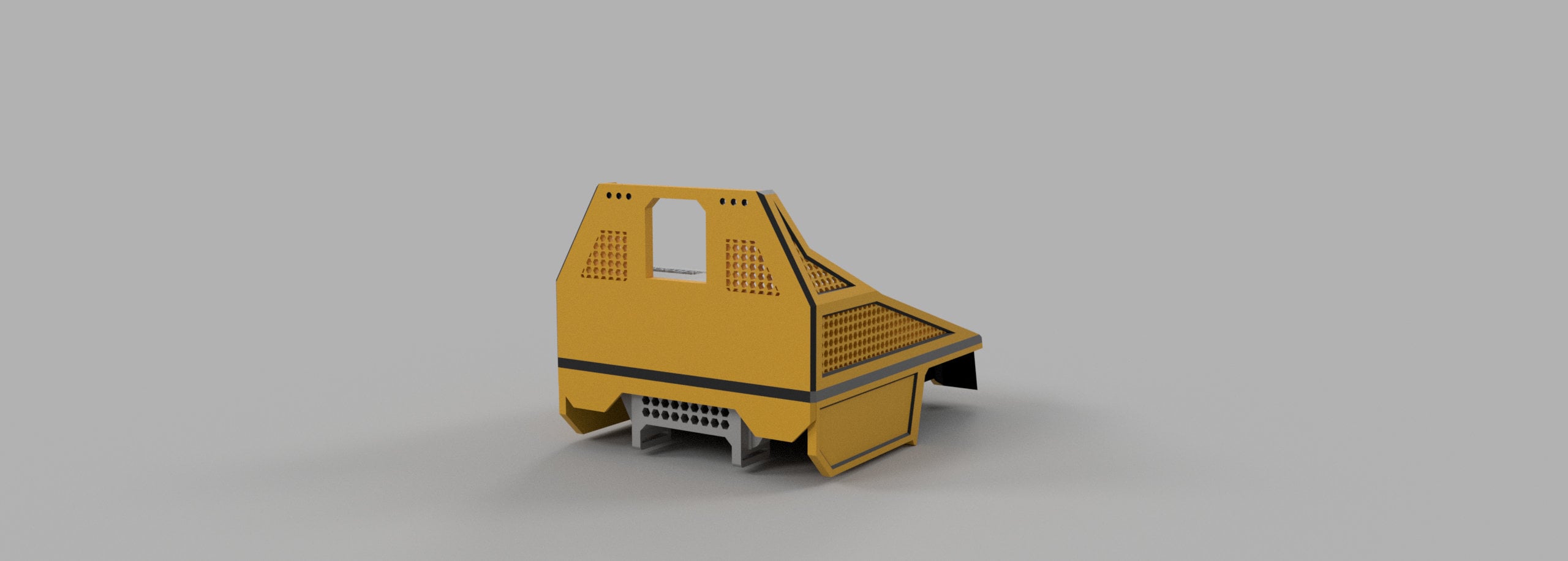 DIGITAL STL 3D Print File - Crawler C23 Flatbed - 1/10 RC Body ...