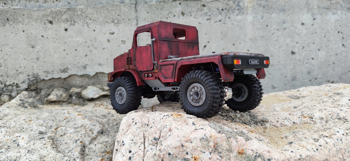 DIGITAL STL 3D Print File - Crawler Mk23 Flatbed - 1/18 TRX4M RC Body ...