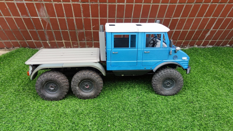 DIGITAL STL 3D Print File - Crawler Bog 406 TRX6 Flatbed for Crew Cab ...