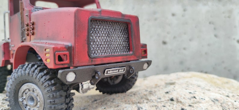 DIGITAL STL 3D Print File - Crawler Mk23 Front Cab - 1/18 TRX4M RC Body ...