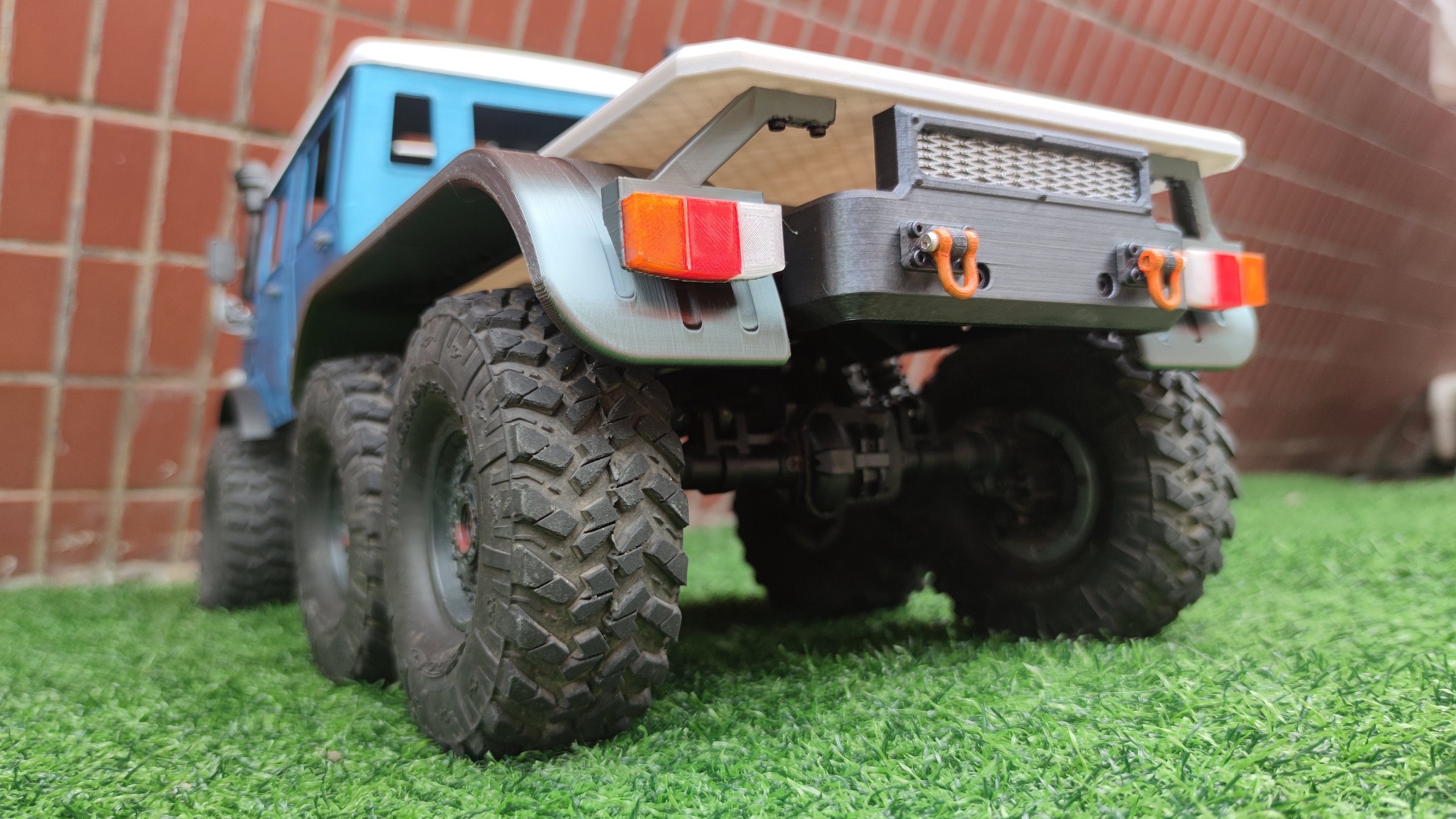 DIGITAL STL 3D Print File - Crawler Bog 406 TRX6 Flatbed for Crew Cab ...