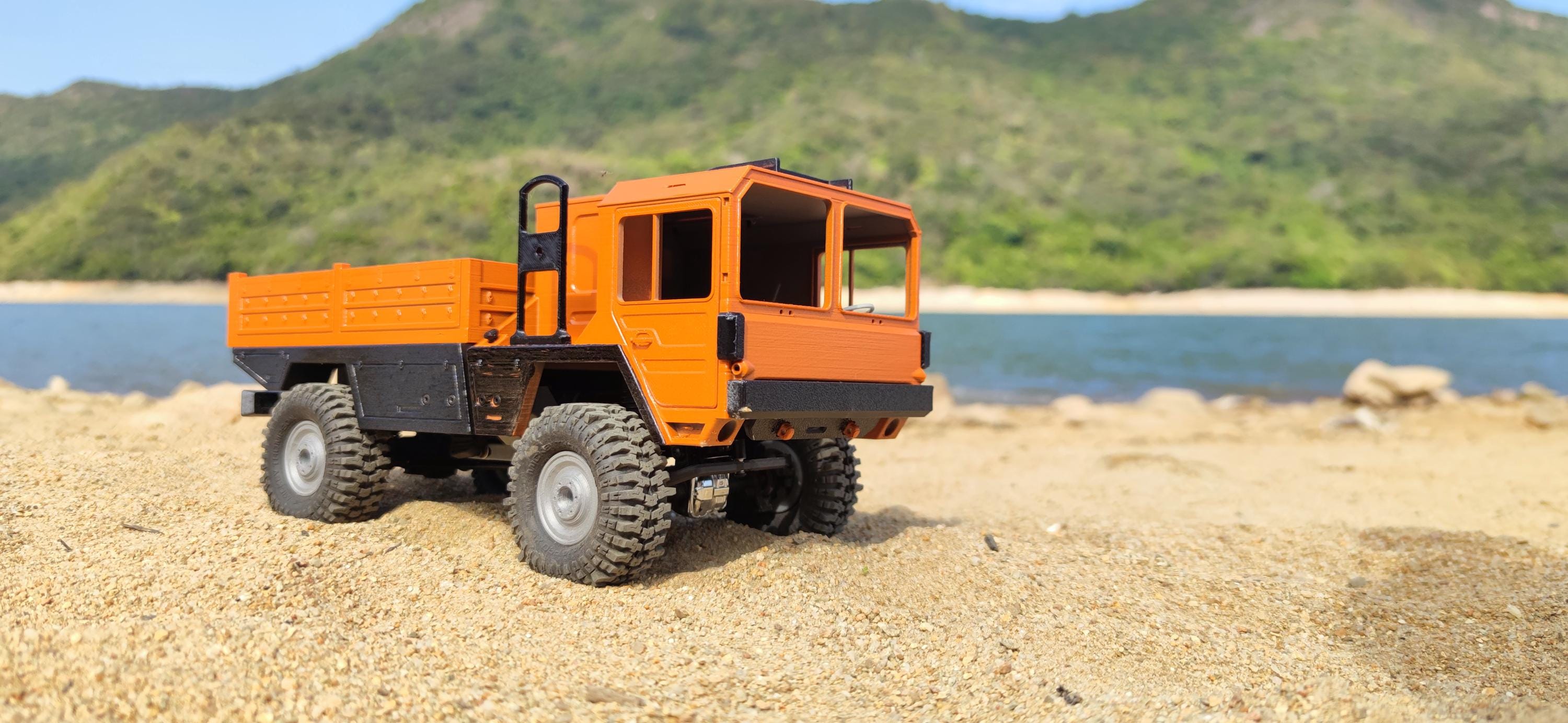 DIGITAL STL 3D Print File - Crawler Baby Cat 1 Cab - 1/18 TRX4M RC Body ...