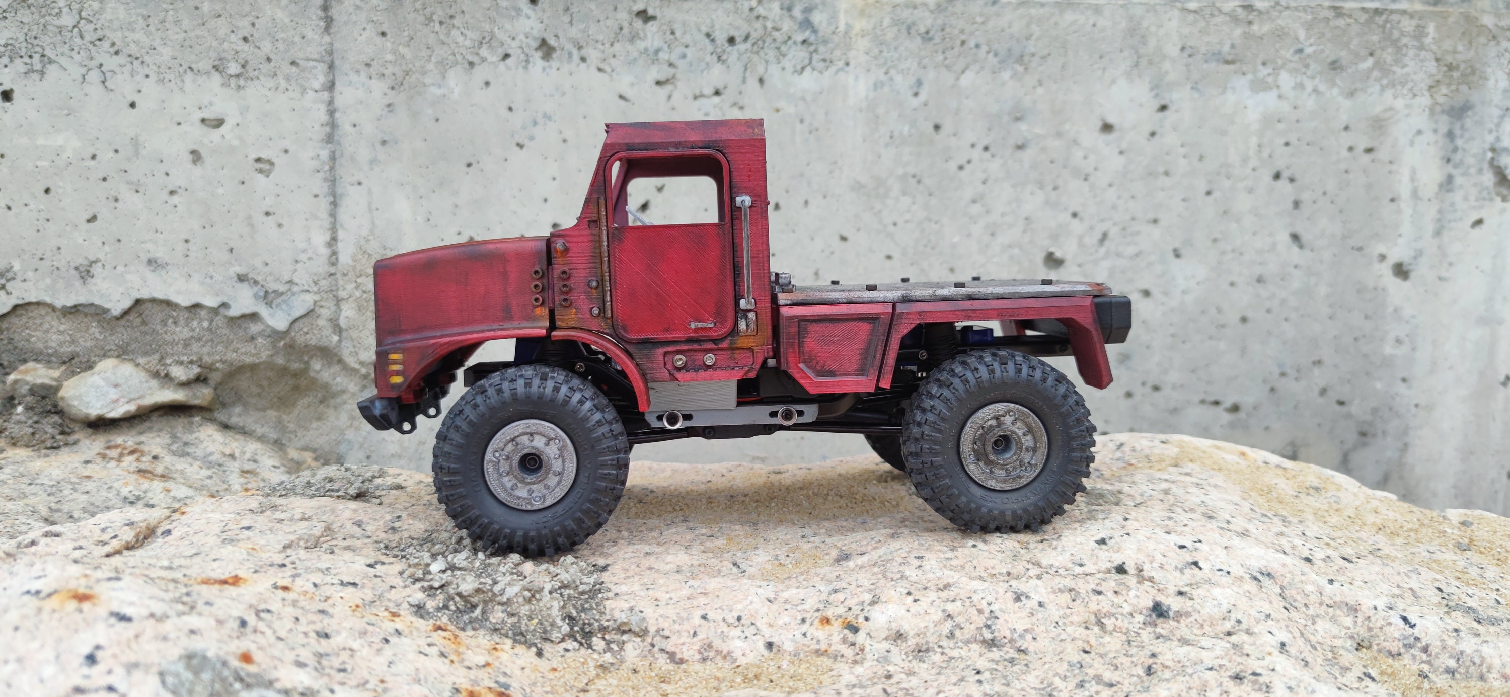DIGITAL STL 3D Print File - Crawler Mk23 Flatbed - 1/18 TRX4M RC Body ...