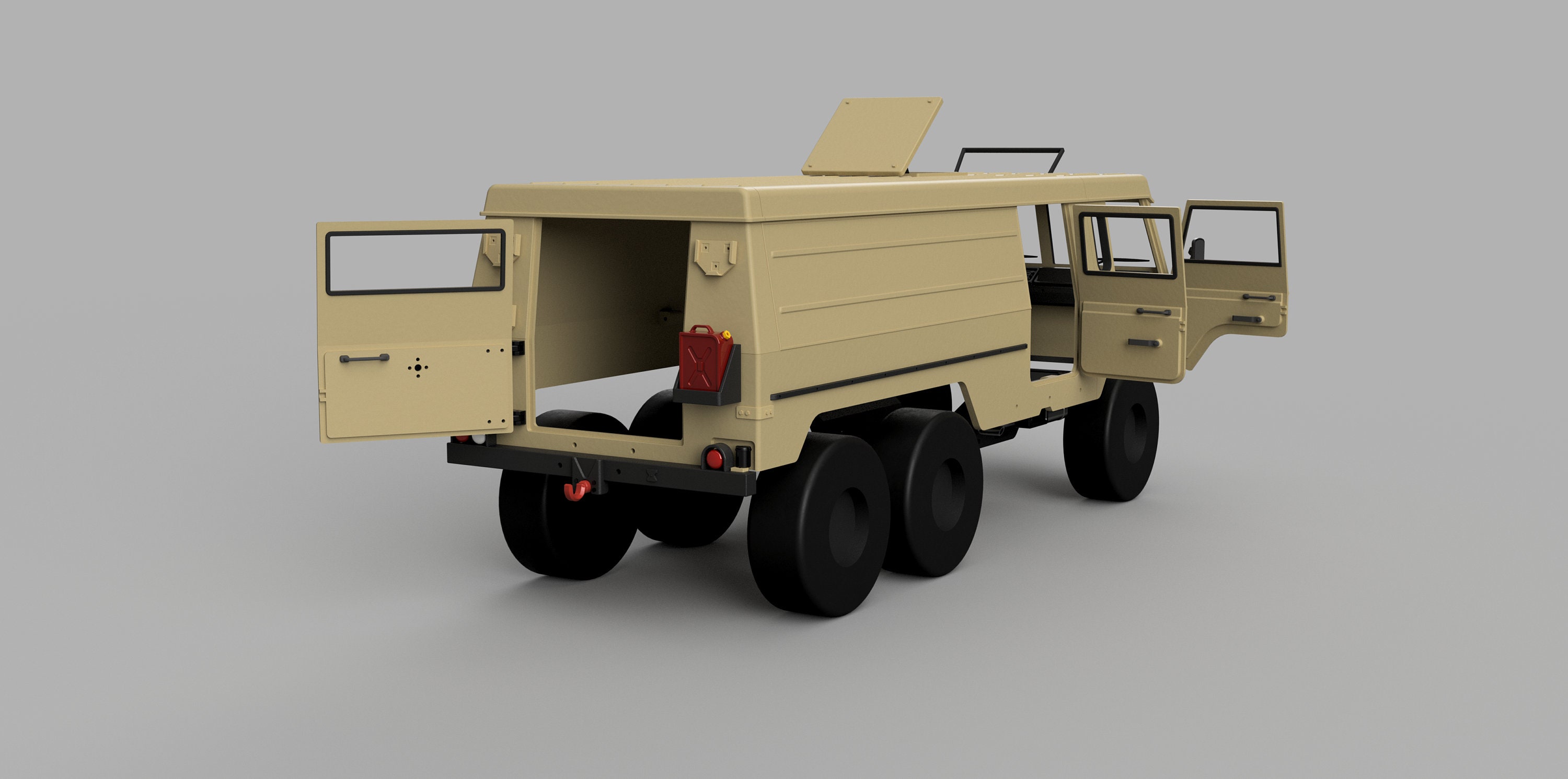 DIGITAL STL 3D Print File - Crawler V304 6x6 for TRX6 - 1/10 RC Body - Etsy