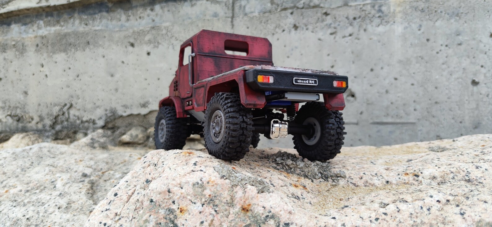 DIGITAL STL 3D Print File - Crawler Mk23 Flatbed - 1/18 TRX4M RC Body ...