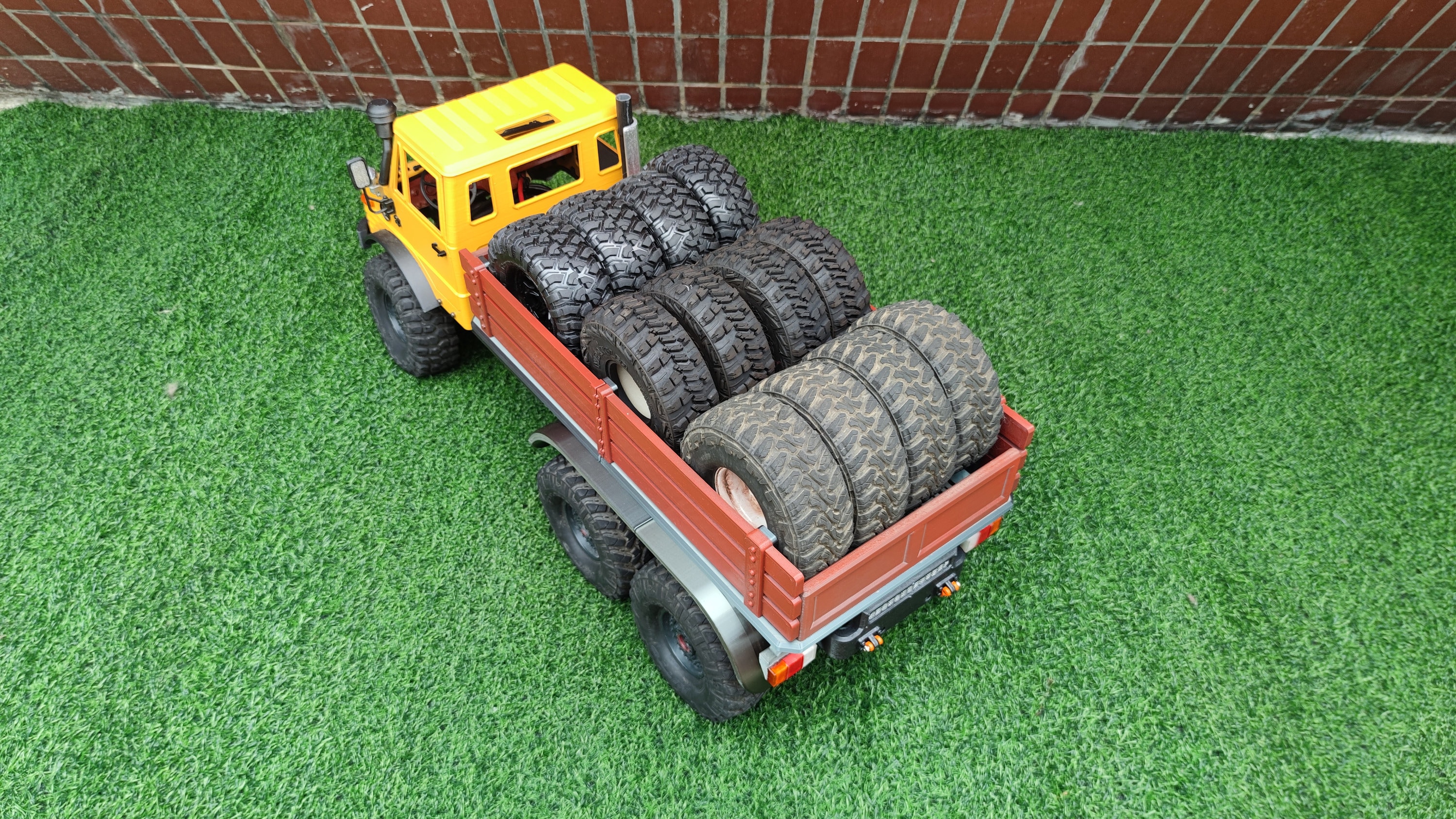 DIGITAL STL 3D Print File Crawler Bog 406 TRX6 Flatbed for Single Cab 1 ...